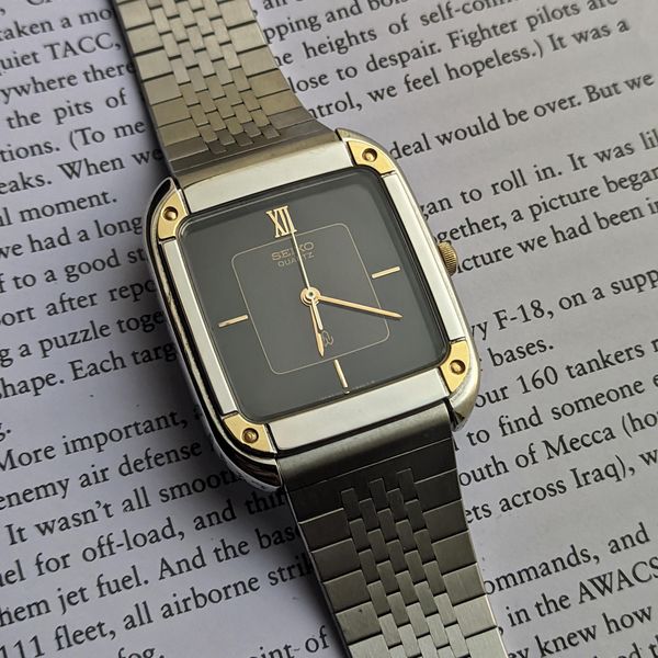 [WTS] Seiko 6030-5370 Black Dial Rectangular Dress Watch! $99 ...