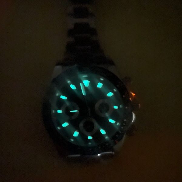 Seiko Speedtimer White "Daytona / Seitona" Custom Mod Watch Chronograph ...