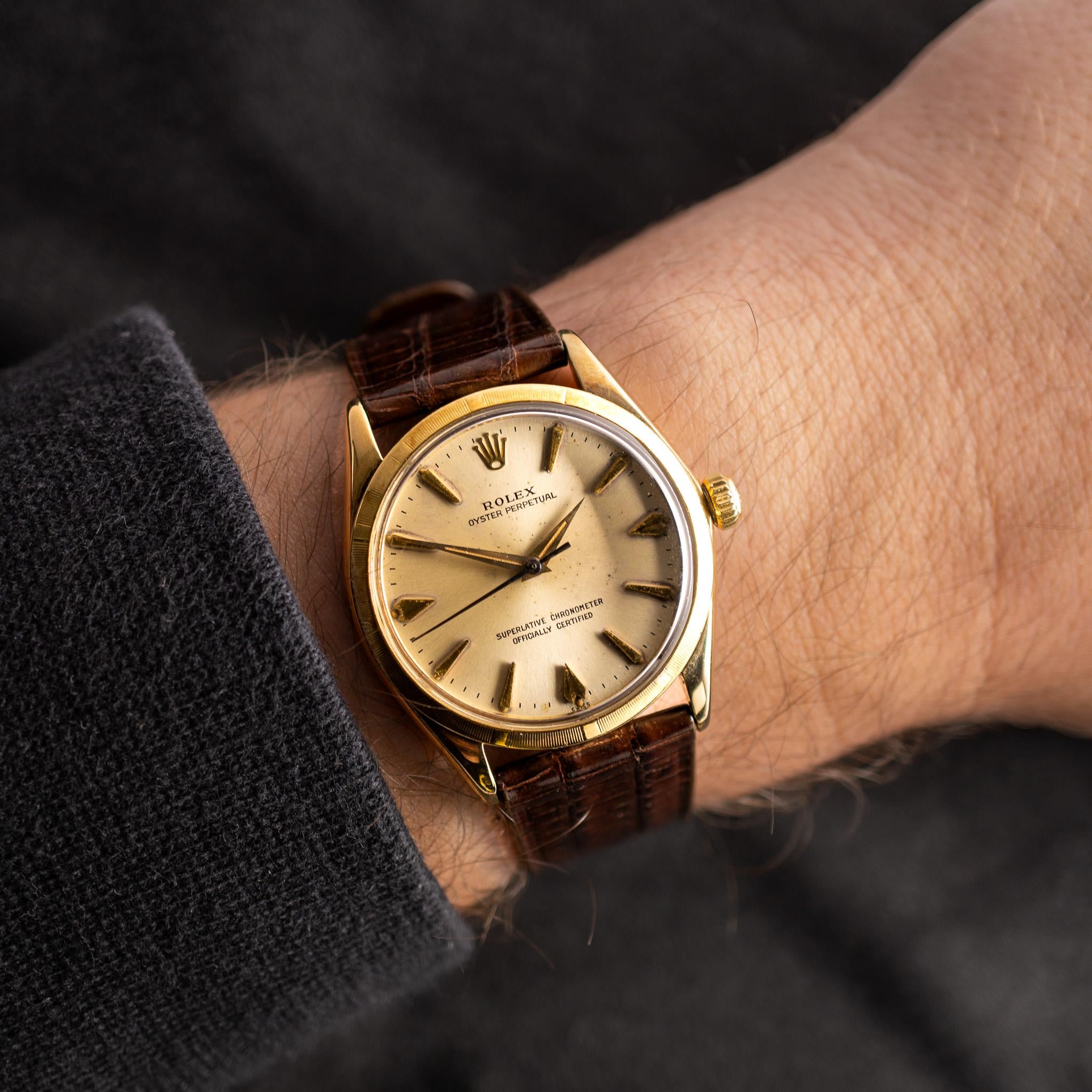 [WTS/WTT] *RARE* Rolex Oyster Perpetual 34mm Rose Gold - $4,200 ...