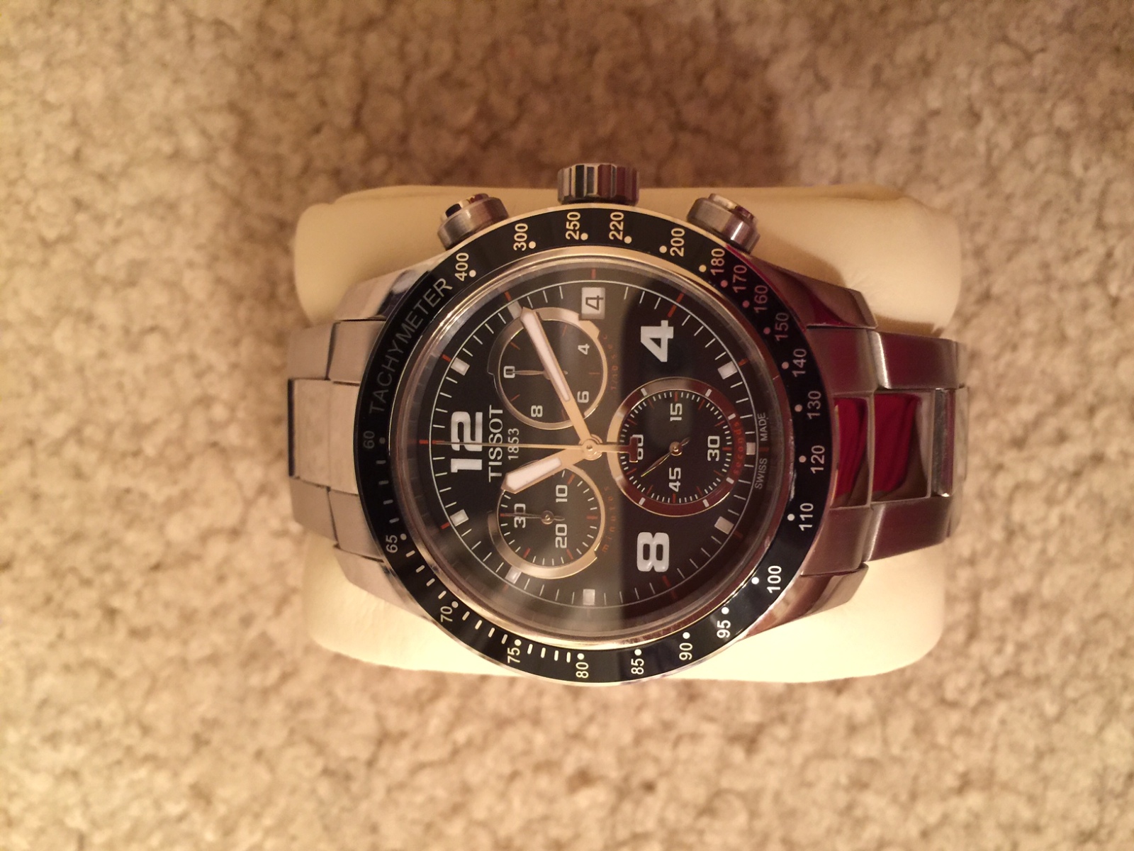 FS: Mint Tissot V8 Black Quartz Chronograph T039.417.11.057.02 - PRICE ...