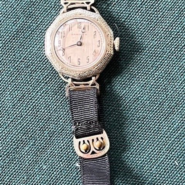 Vintage 1925 Hamilton 14K GF Case 986A Watch with Box Running ...