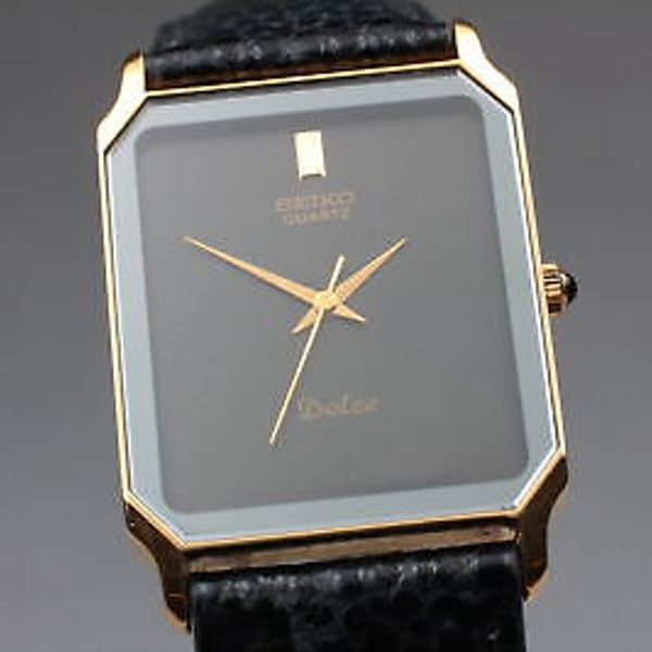 [Near MINT] Vintage SEIKO Dolce 7731-5200 Black Men's Quartz Watch From JAPAN | WatchCharts ...