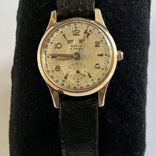 Swiss ‘Galia (Britix)’ Triple Date Display, Manual Wind Gents Watch ...