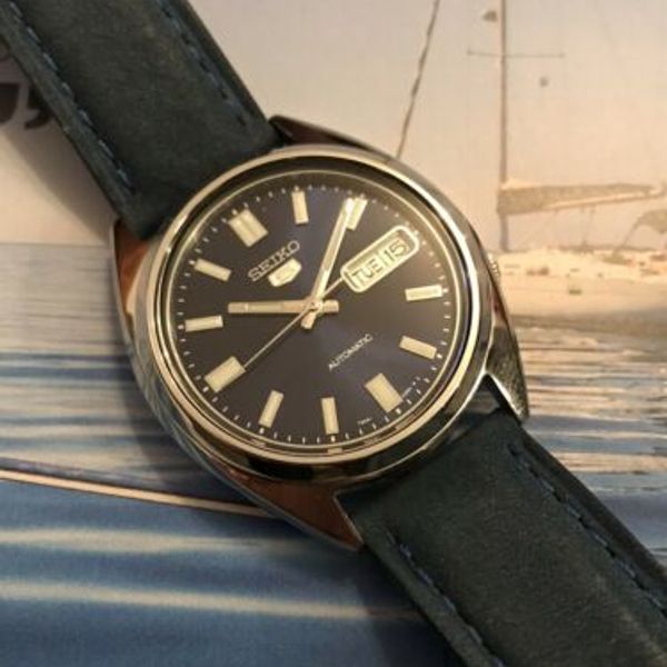 Seiko 5 - SNXS77K - Automatic - Blue | WatchCharts