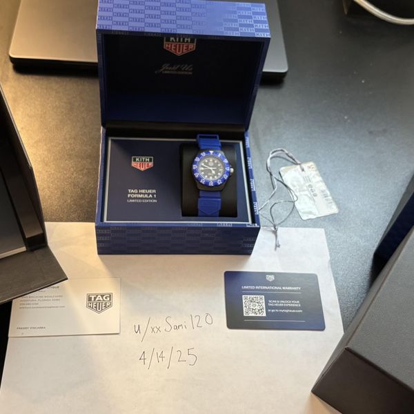[WTS] Unworn Tag Heuer Formula 1 Kith 825 Pieces Limited Edition Rubber ...