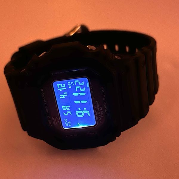 Casio G-Shock GW-M5610-1B Tough Solar Negative Display | WatchCharts ...