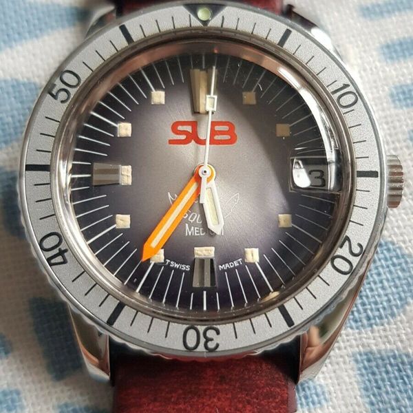 Squale 1515 - Sub vintage 1960's diver 35inch - quartz - Good condition ...