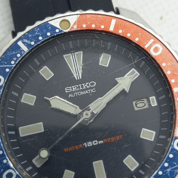Seiko Tachymeter Automatic 100M 7002-7010 Men's Divers Watch 1980,s ...