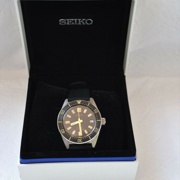 Seiko SPB147 Men's Automatic Prospex Diver's 200M Black Silicone Strap ...