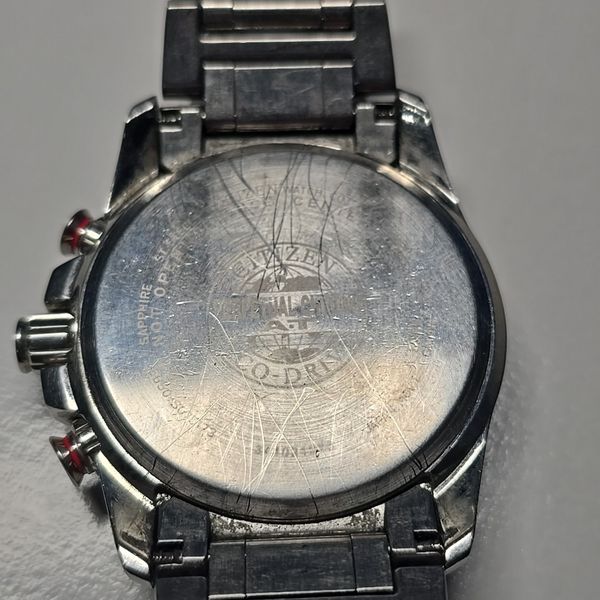 Citizen Eco-drive E650-S075181 Watch Chronograph Sapphire Silver Parts ...