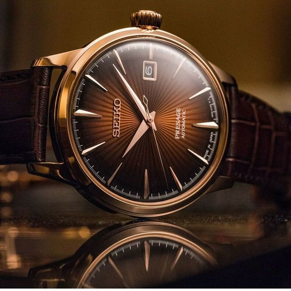 Seiko Presage Cocktail Time SRPB46 Brown Face NEW! With TAGS & BOX ...