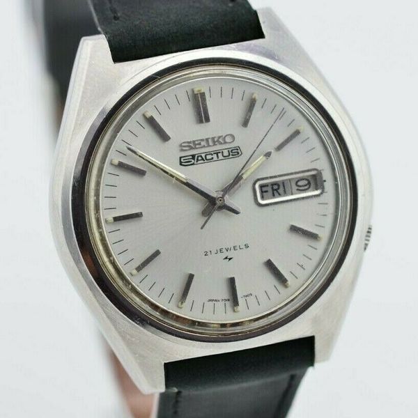 G640 Vintage Seiko 5 Actus Automatic Watch Kanji 7019-8010 Authentic JDM 76.1 | WatchCharts ...