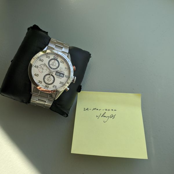 [WTS/WTT] TAG Heuer Carerra Calibre 16 White Dial CV2A11 | WatchCharts