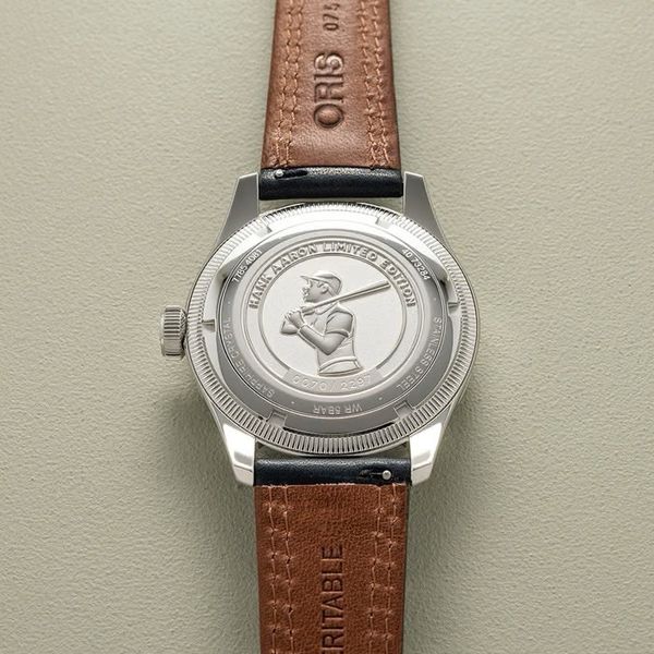 New Oris Big Crown Hank Aaron Limited Edition Men's Watch 01 754 7785 ...