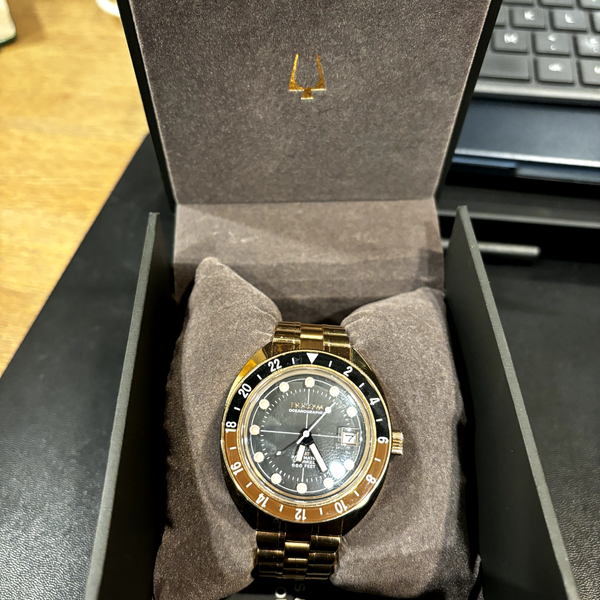 Bulova 97B215 Oceanographer Devil Diver 41mm Rose Gold-Tone Stainless ...