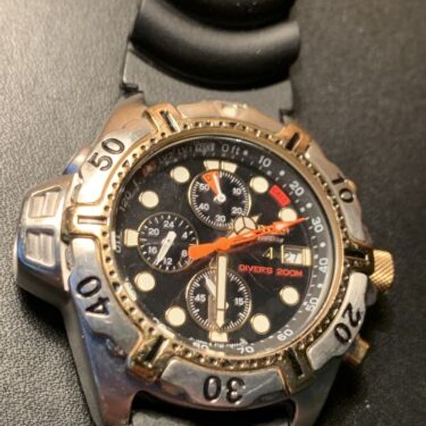 Citizen Aqualand Promaster Eco-drive Chrono Depth 200M Watch B741 ...
