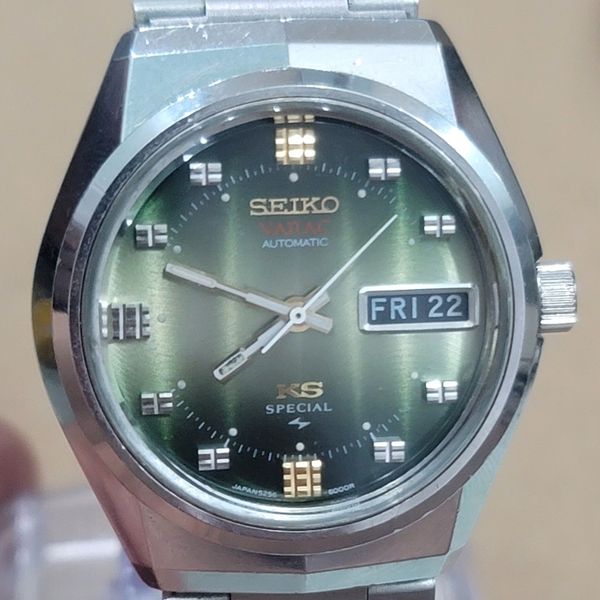VINTAGE KING SEIKO KS VANAC SPECIAL 5256 HI BEAT AUTOMATIC 25J MEN WATCH | WatchCharts Marketplace