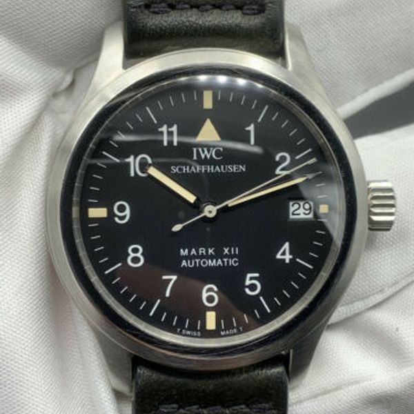 IWC Mark 12, Mark XII, 36mm, Ref. IW3241, Tritium Dial. Box & Papers ...