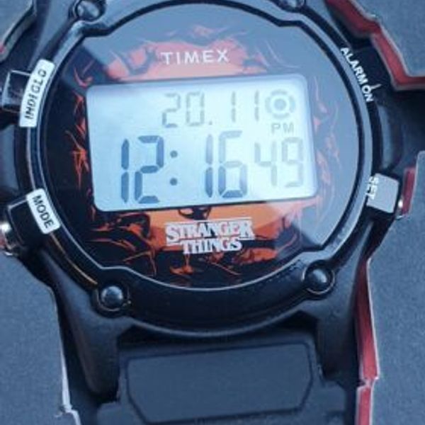 Timex Atlantis x Stranger Things Digital Watch TW2V51000 Appears Unused ...