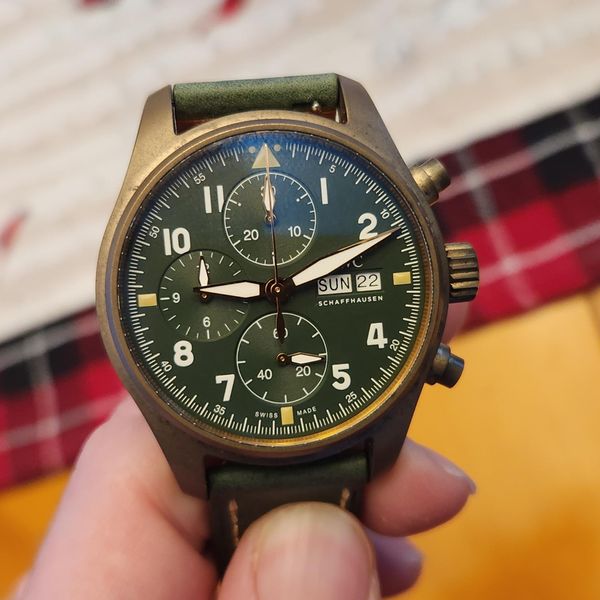 [WTS] IWC Spitfire Chronograph 41 Bronze IW387902 Full Kit $4900 ...