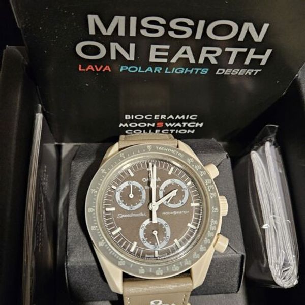 OMEGA X SWATCH SpeedMaster MoonSwatch MISSION ON EARTH - DESERT ...
