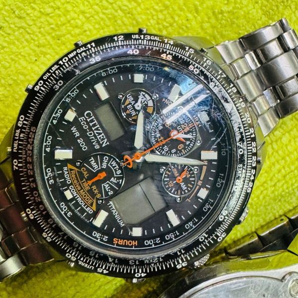 Lot of Citizen titanium watches, Bulova and Citizen for parts or repair ...