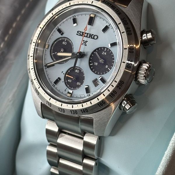 Seiko Prospex Speedtimer Tiffany blue SSC937P1 European Limited Edition ...