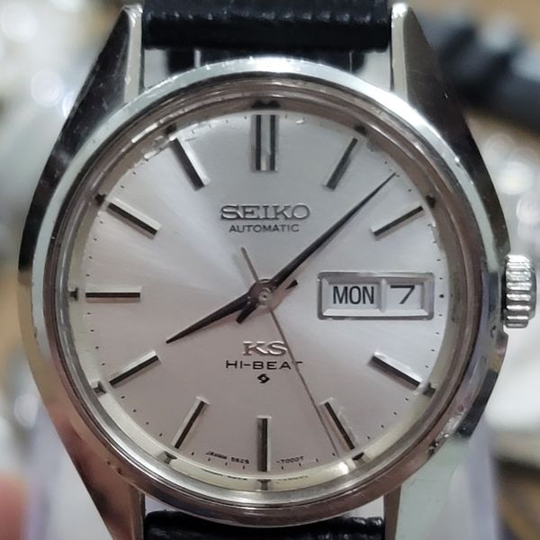 1971S VINTAGE KING SEIKO KS 5626 HI BEAT 28800BPH AUTOMATIC 25J SS MENS WATCH | WatchCharts ...