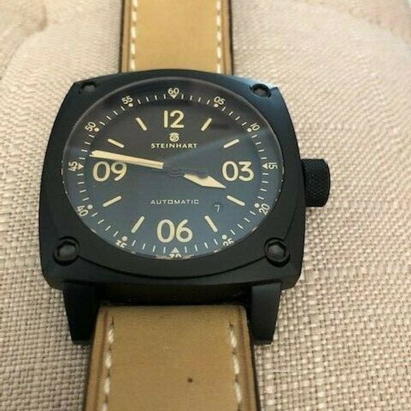 Steinhart Aviation Vintage Automatic Men's Watch 104-0383 | WatchCharts ...