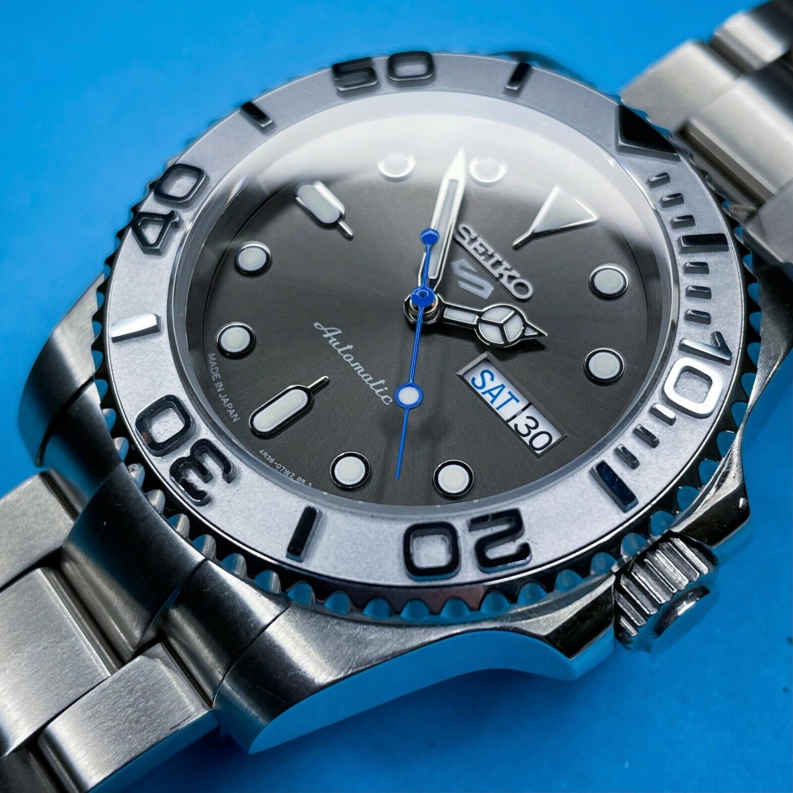 Seiko Submariner mod Yachtmaster SRPE51 automatic dive watch NH35 NH36 sapphire | WatchCharts ...