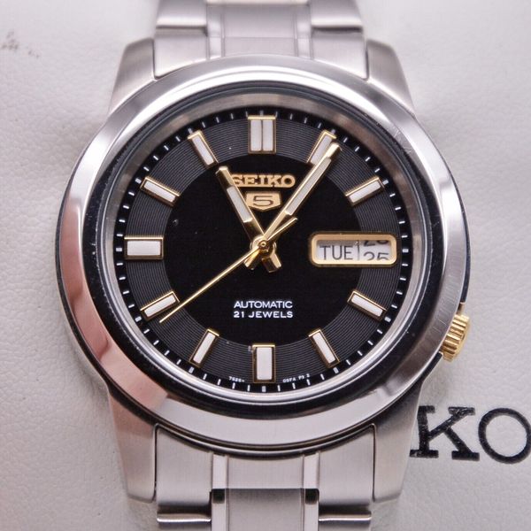 Seiko 5 Automatic 21 Jewels Japan Made SNKK17 Men's Watch | WatchCharts ...