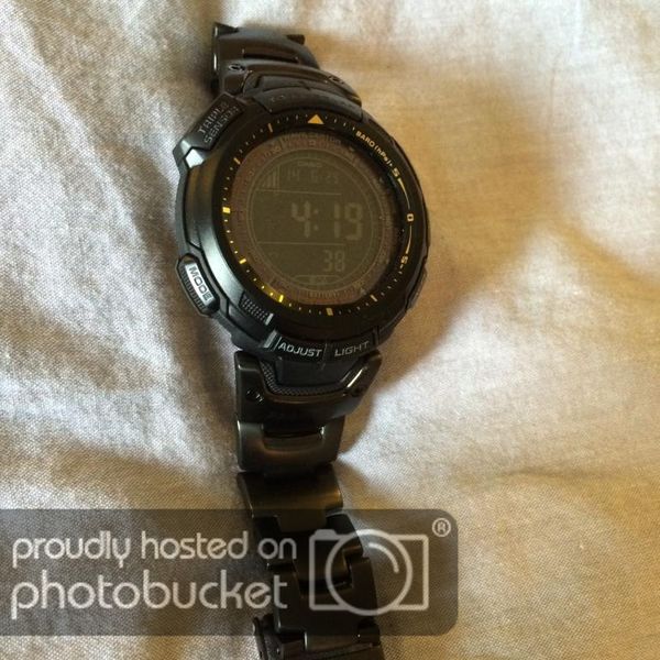 FS: RARE CASIO Reverse LCD PAW1300Y-1VCR Pathfinder PAW-1300 ...