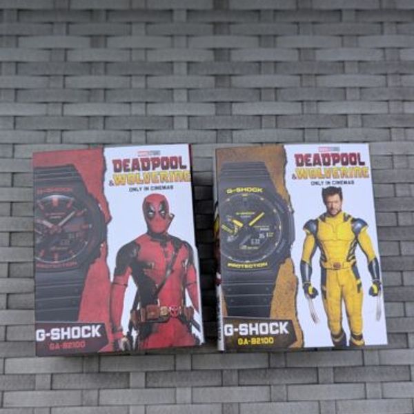 Casio G-Shock Deadpool and Wolverine Limited Edition Watches IN HAND ...