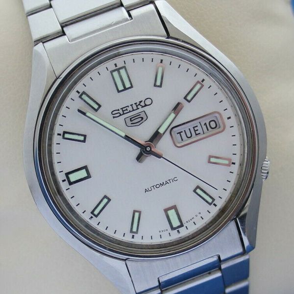 Vintage Seiko 5 automatic original 6309 - 8230 A2 mens watch 6217 style lume | WatchCharts ...