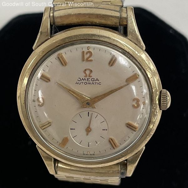 Omega Automatic 10k Gold Filled Watch For Parts Or Repair | WatchCharts ...