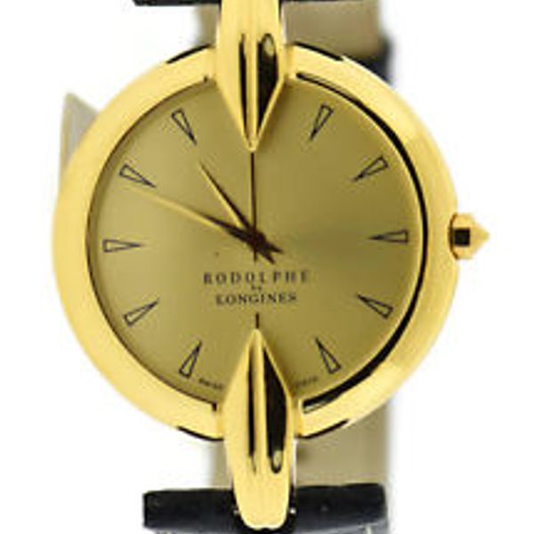 【送料無料】rodolphe by longines gold tone stainless steel watch | WatchCharts