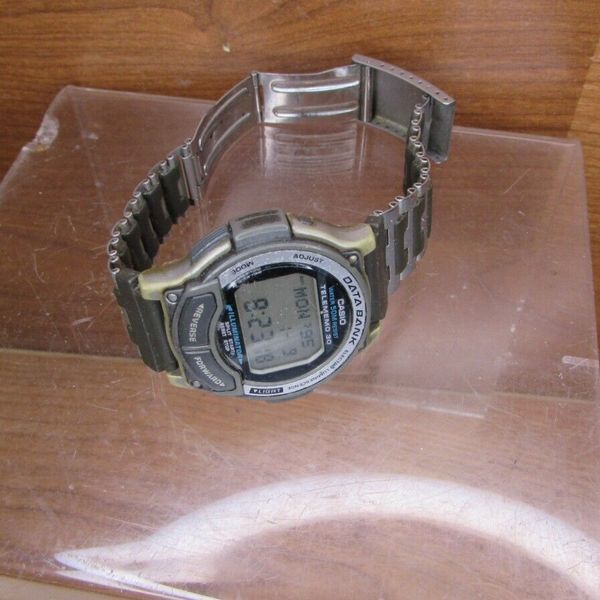Vintage Casio Mens Databank Illuminator Telememo 30 digital watch ...