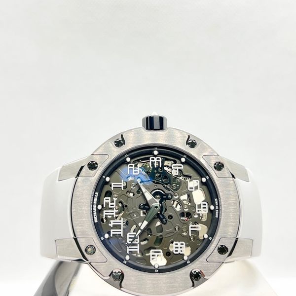 Brand New Richard Mille RM 033 TI Skelton Dial Automatic Titanium ...