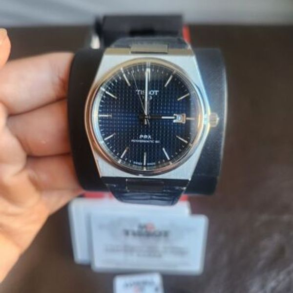 Tissot PRX Powermatic 80 T137407A BlueDial | WatchCharts Marketplace