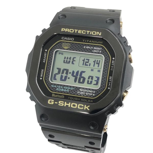 CASIO Casio G-SHOCK full metal men's watch radio wave solar titanium ...