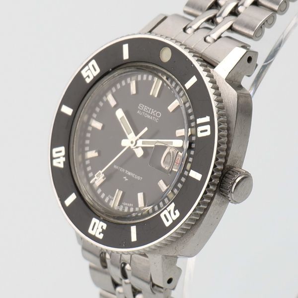 Vintage Seiko Ladies Automatic Dive Watch Black Bezel 2517-3309 ...