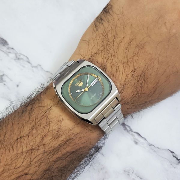 [WTS] Seiko 1983 Forest Green Sunburst TV Dial Rare Vintage watch $119 ...