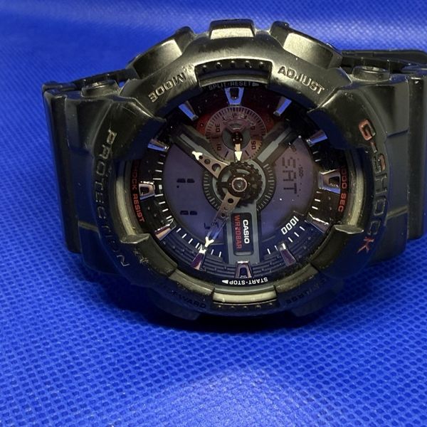 CASIO "G-Shock" (5146) GA-110 Men's ANALOG-DIGITAL Watch Black New Battery | WatchCharts Marketplace