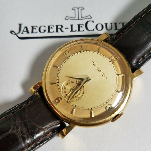 Vintage Jaeger LeCoultre late-40s 18k Solid Gold Caliber 428 Original ...
