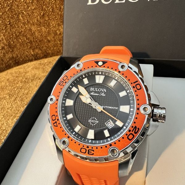 Bulova Marine Star Automatic Dive Watch 98B207 | WatchCharts Marketplace