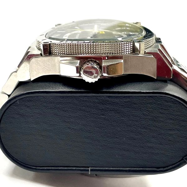 BULOVA PRECISIONIST 96B131 CHRONOGRAPH STAINLESS STEEL WATCH 46mm ...