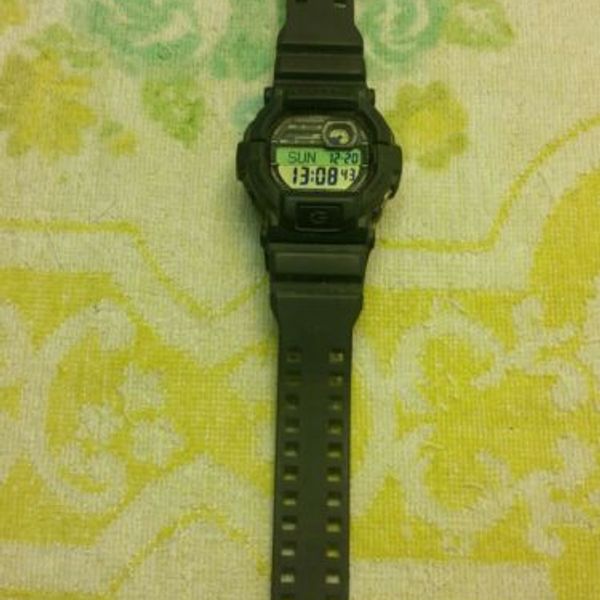 Casio Men's Watch 3403 G-Shock GD350 Black Resin Band Digital 200m ...