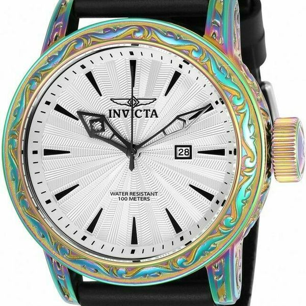 INVICTA 23114 52MM EXCALIBUR VINTAGE SERIES ORNATE CASE IRIDESCENT ...