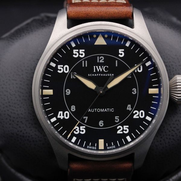 FSOT: IWC Big Pilot 43 "Spitfire" - IW329701 - Black - Titanium - 43mm ...