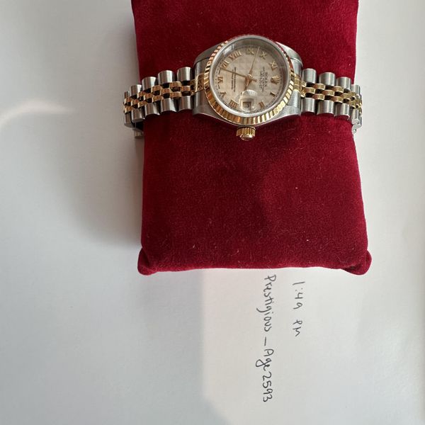 [WTS] Rolex Oyster Perpetual Datejust Pyramid Face with Gold Roman ...